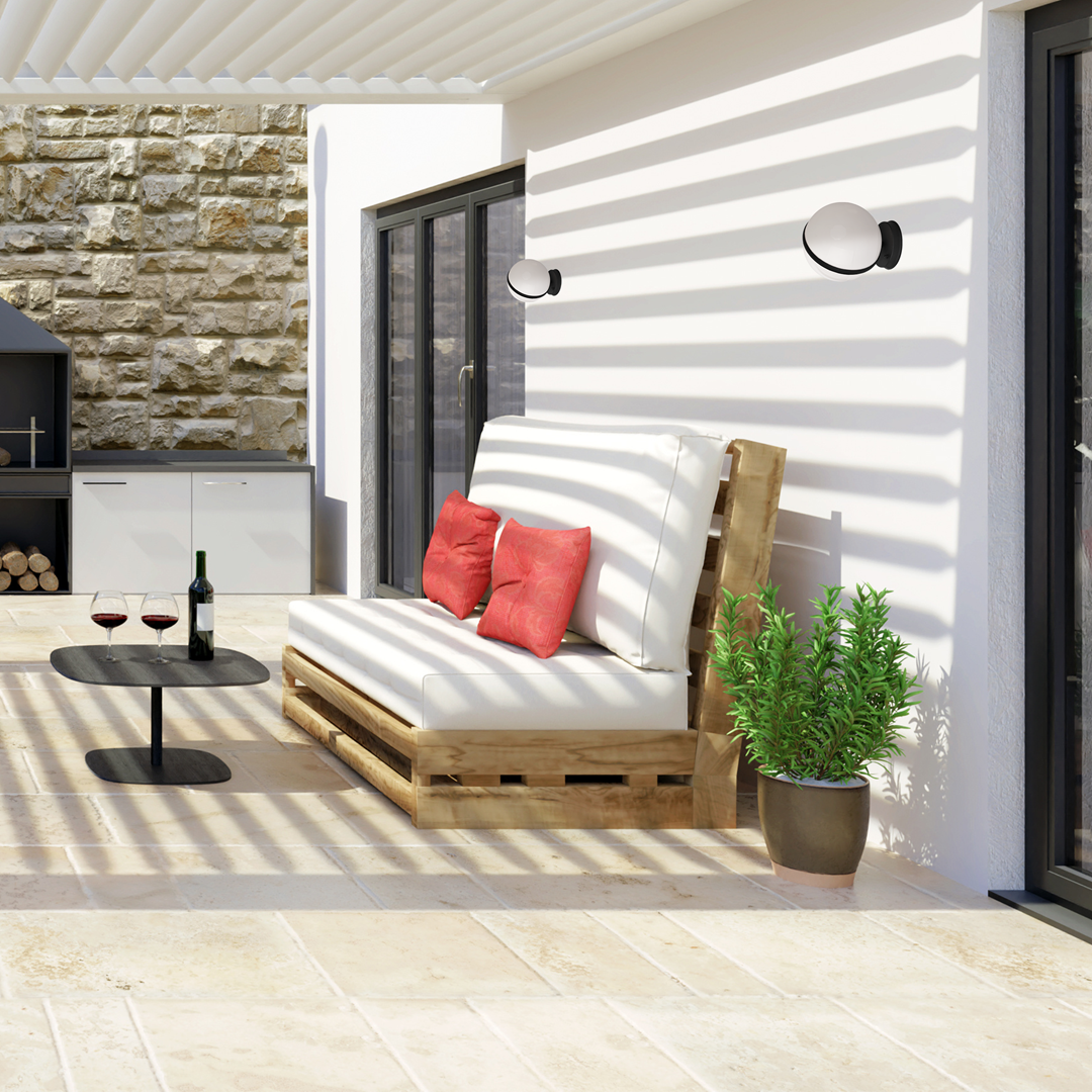 Kinkiet ogrodowy, elewacyjny kula CIRCULO 1xE27 śr 20cm | oświetlenie ...