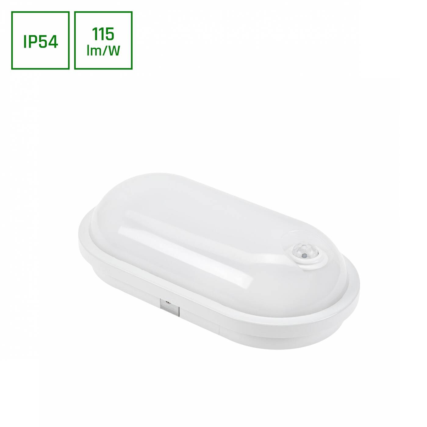 Lampa techniczna czujnik PIR TECHNIC LAMP 20W 4000K IP54 IK10 | biały ...