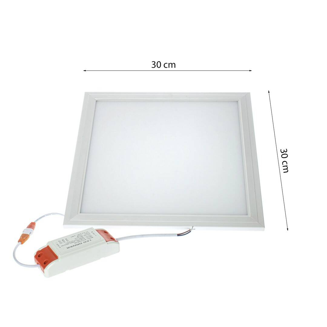 PANEL LED, 30x30, 18W, barwa neutralna 4000K, 1100lm, EKP1811 ...