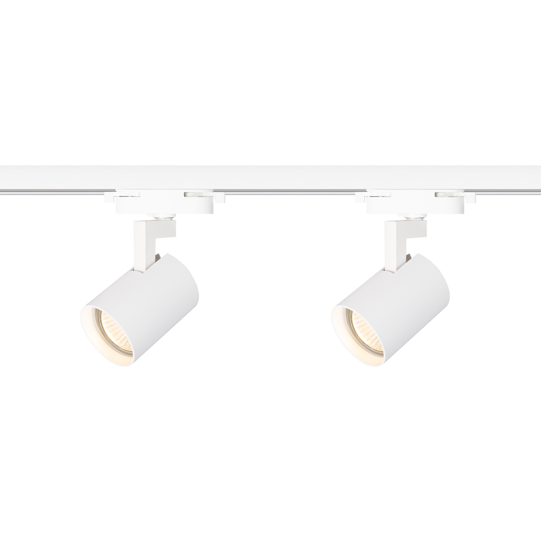 Zestaw szynowy 1-fazowy Volf Track szyna + oprawy 4xGU10 1,5m | Biały | oświetlenie - Phenomena ...